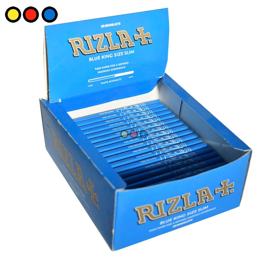 Papel Rizla Blue King Size 110mm - Distribuidora Pop