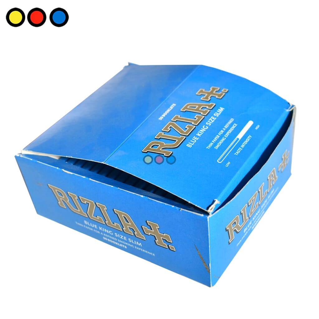 Papel Rizla Blue King Size 110mm - Distribuidora Pop