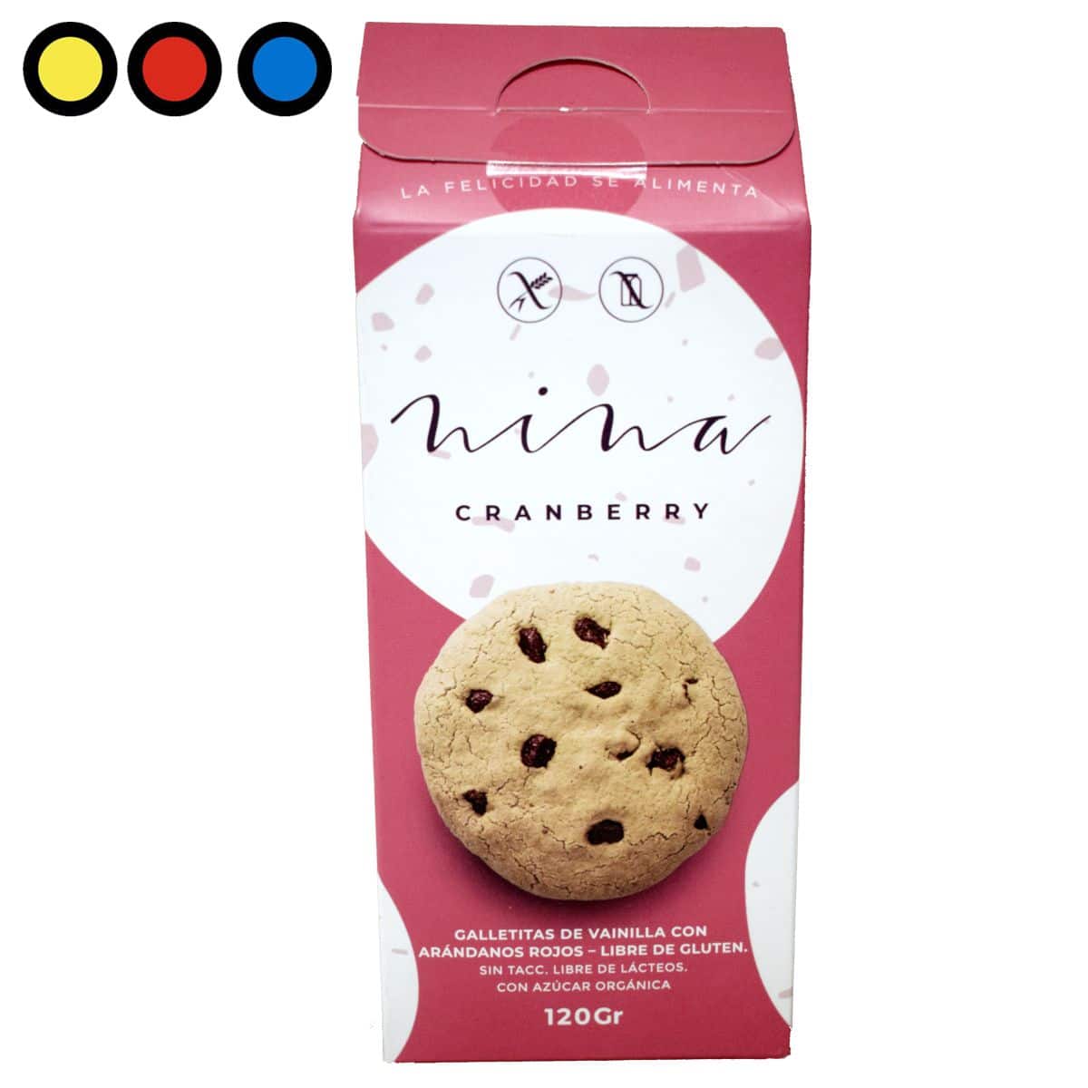 Galletitas Nina Cranberry 120gr - Distribuidora Pop