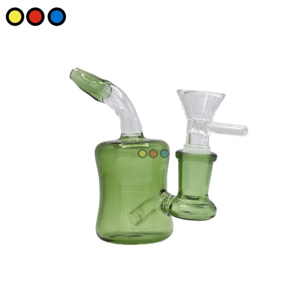 Mini Bong de Vidrio Verde 9cm - Distribuidora Pop