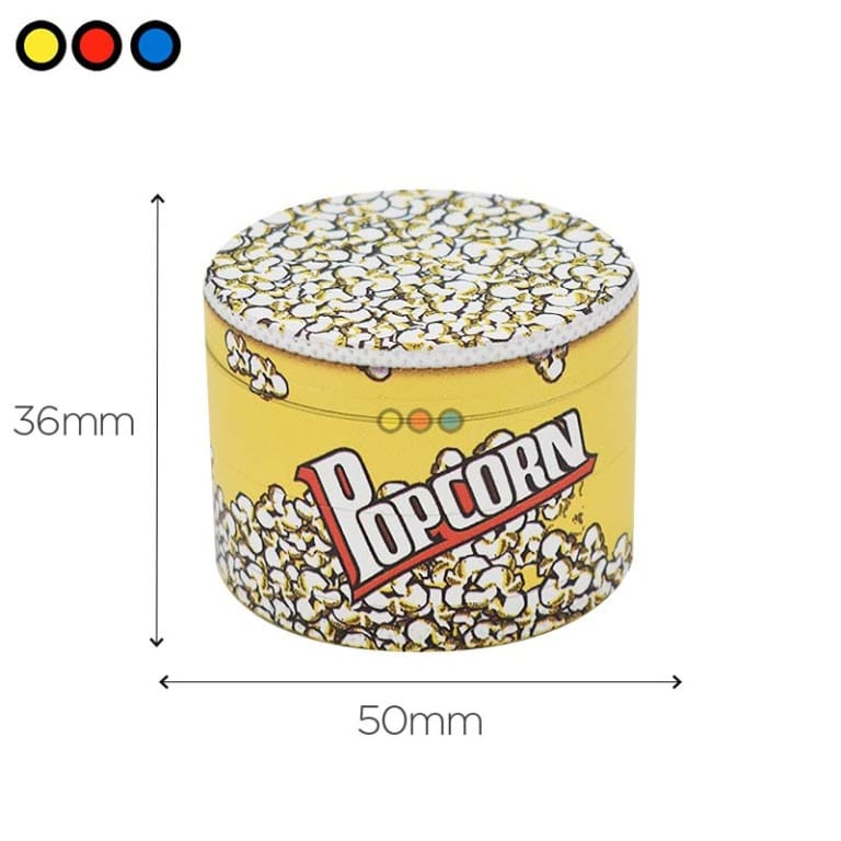 Picador Metal 50mm 4 Partes Atomic PopCorn Amarillo - Distribuidora Pop