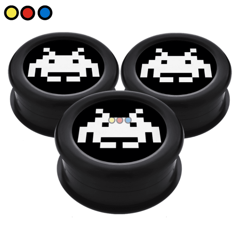 Picador Black Space Invaders 60mm 3 Partes - Distribuidora Pop